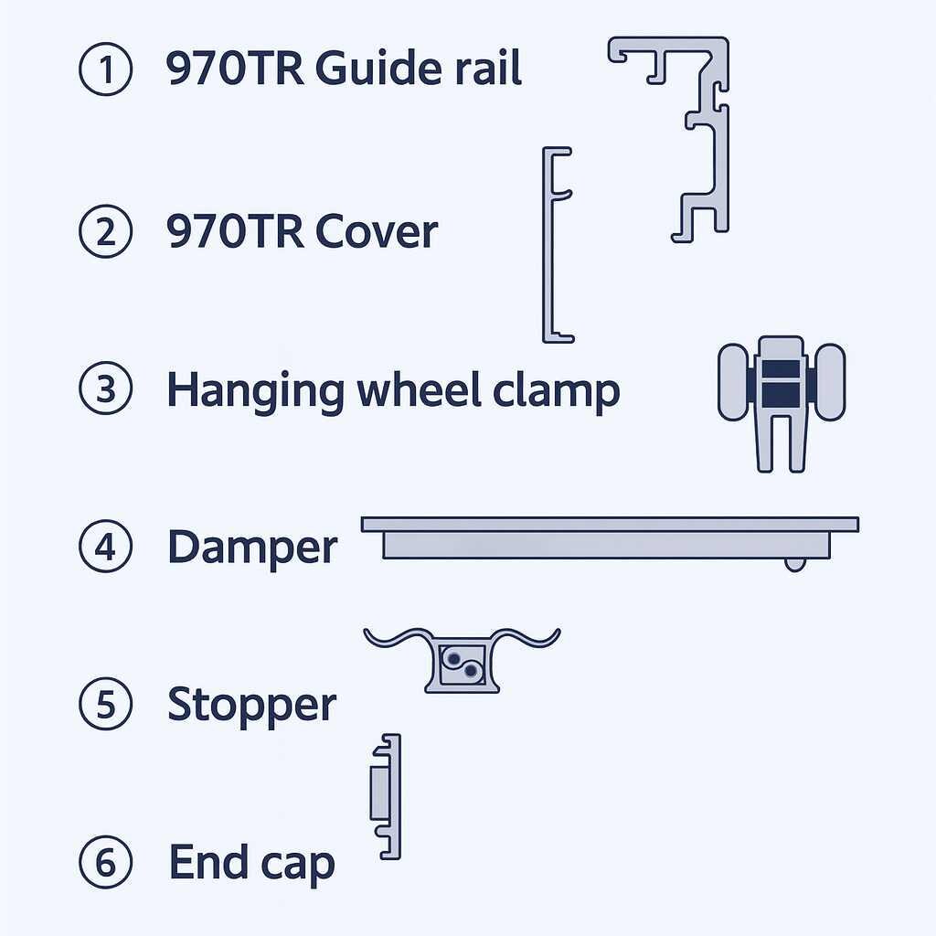 Hydraulic Sliding Door System Kit - Etsy