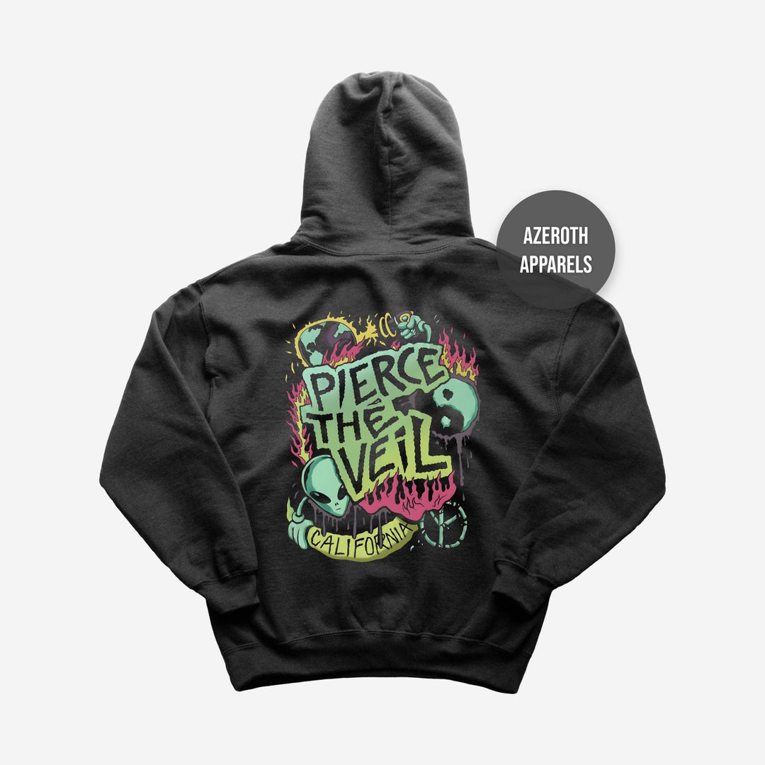 Pierce the Veil Hoodie - Metal Music Hoodie - A Flare for the Dramatic ...