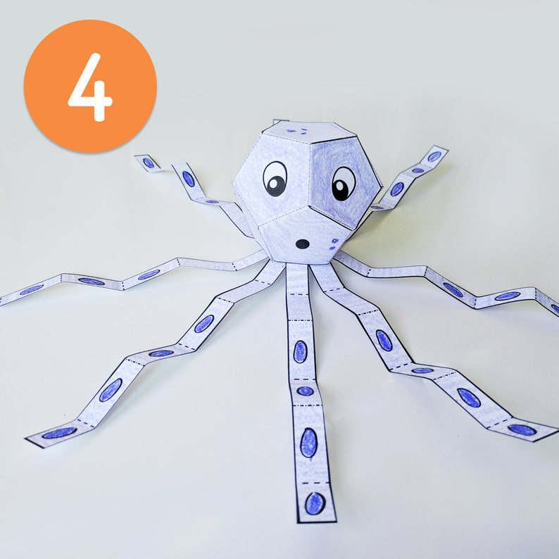 Animal Craft Set - 7 Printable Papercrafts - Etsy