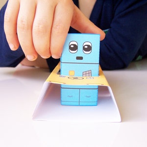 Printable Toy Robot Craft Kit - Etsy