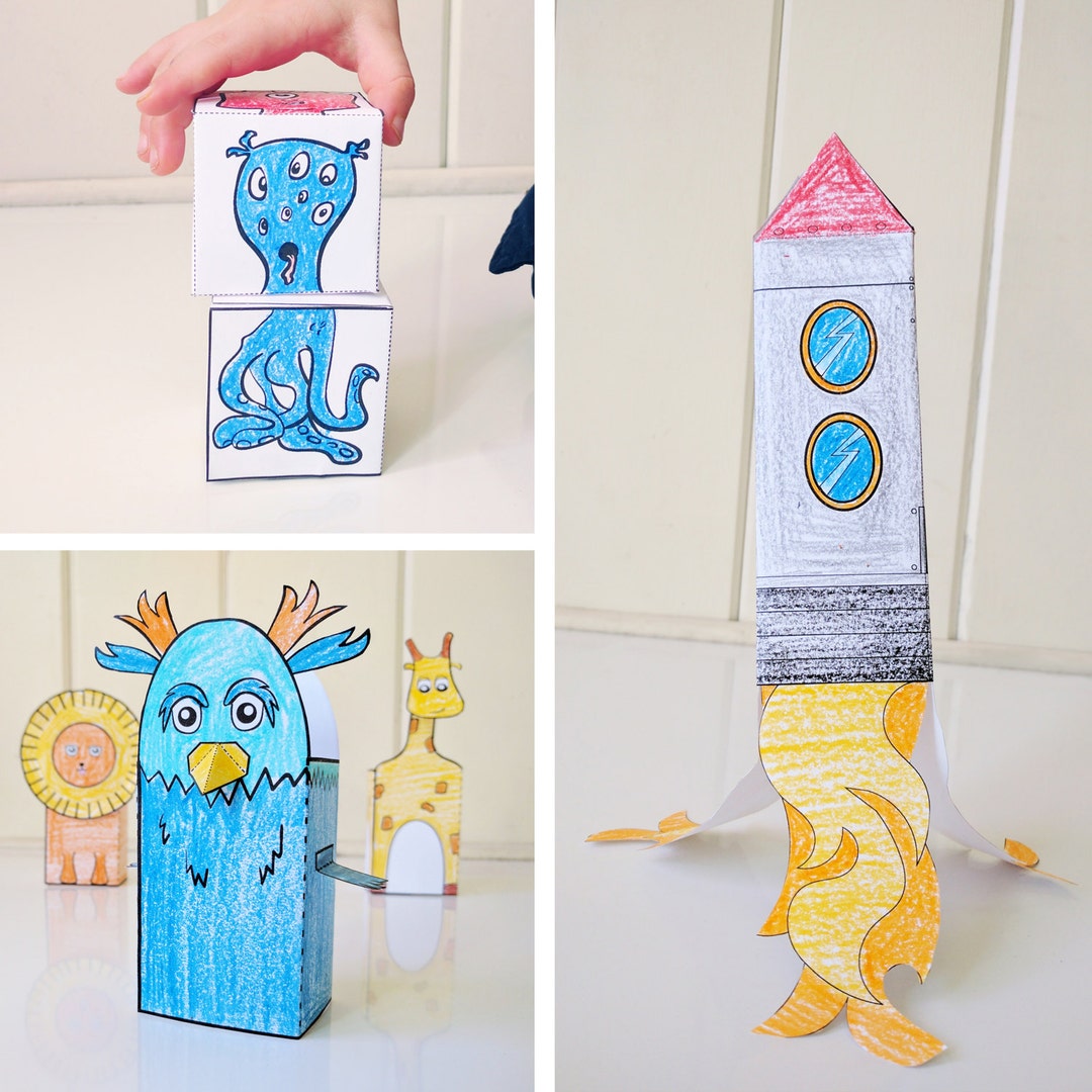 Printable Papercraft Pack - Etsy