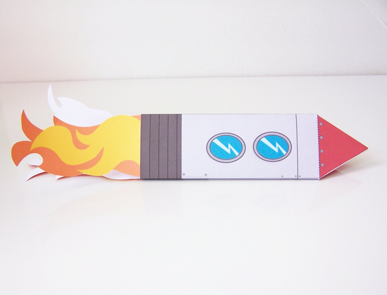 Printable Rocket Papercraft - Etsy