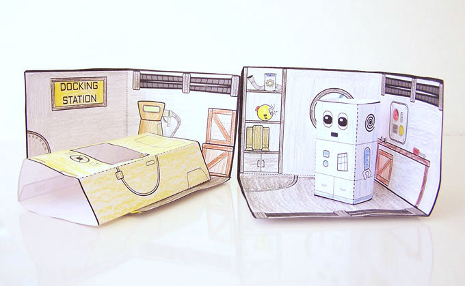 Printable Robot Craft Pack - Set of 5 Robot Papercrafts - Etsy