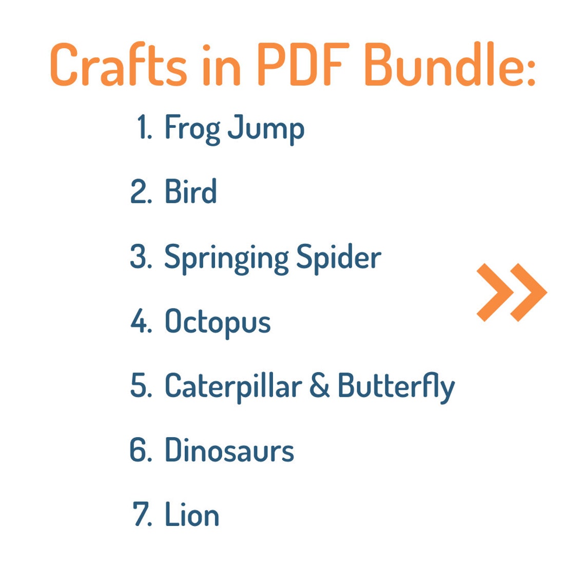 Animal Craft Set 7 Printable Papercrafts - Etsy