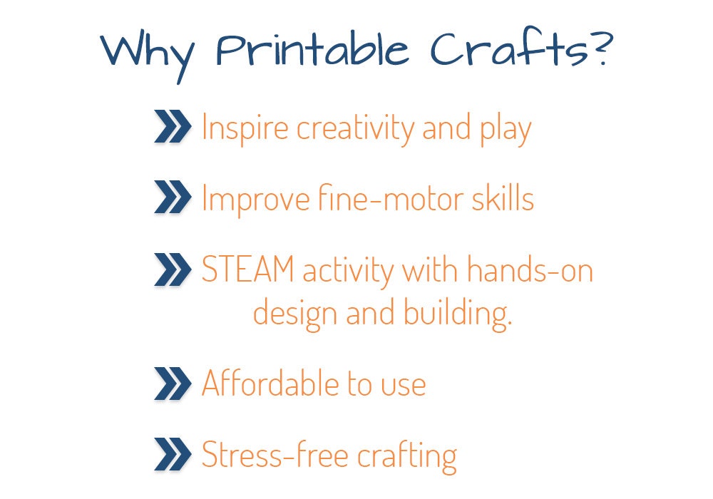 Printable Papercraft Pack - Etsy