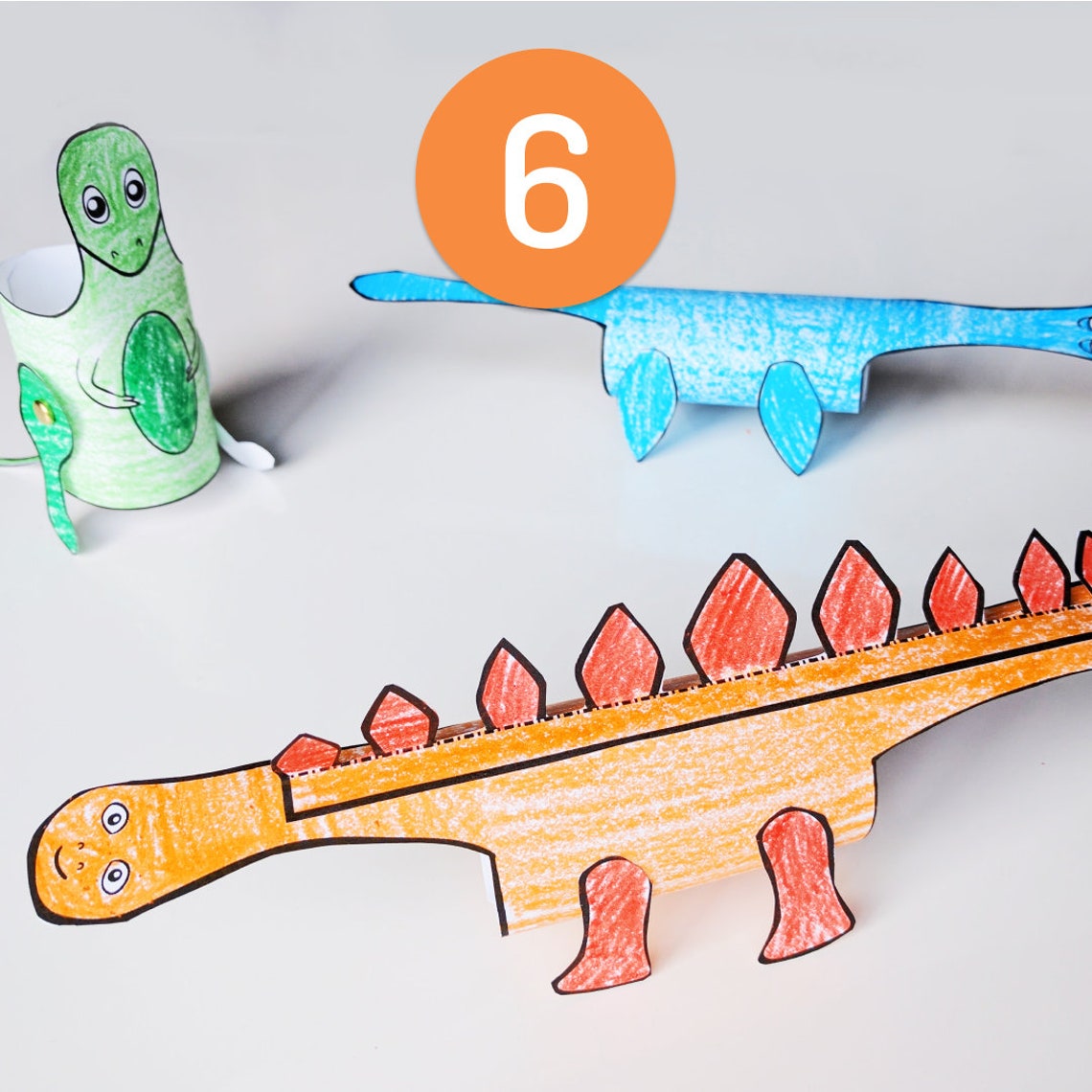 Animal Craft Set 7 Printable Papercrafts - Etsy