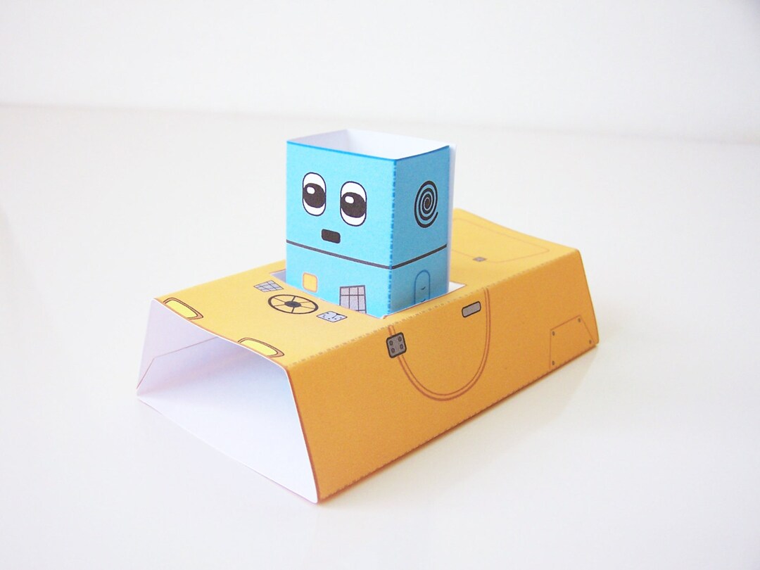 Printable Crafts - Robot and Car Activity for Kids - Etsy