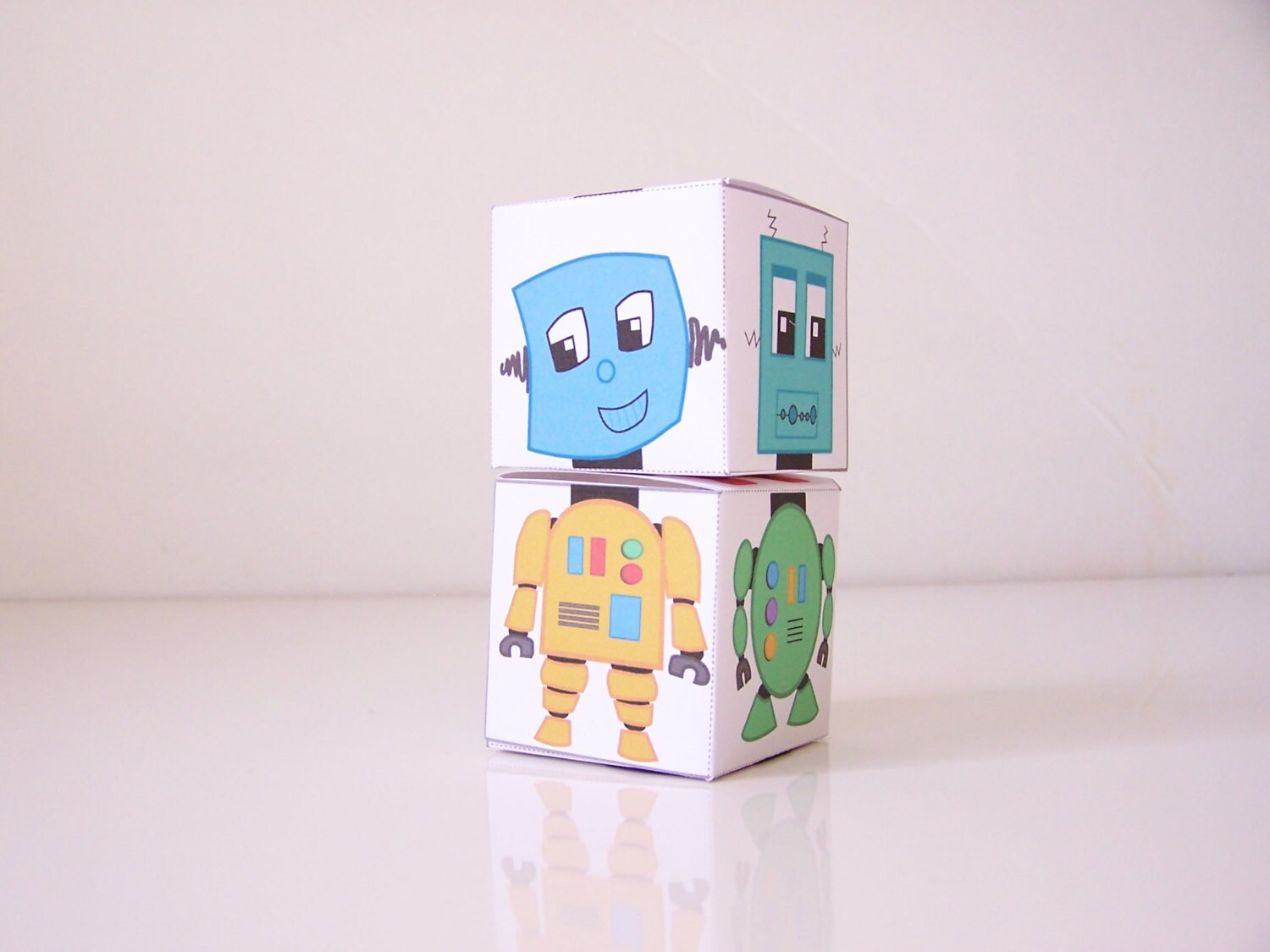 Printable Robot Craft - Mix-n-match Robot Blocks - Etsy