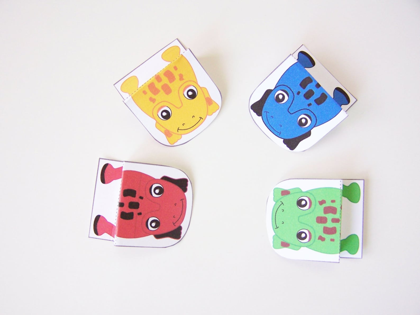 Printable Game - Frog Jump Craft - Etsy