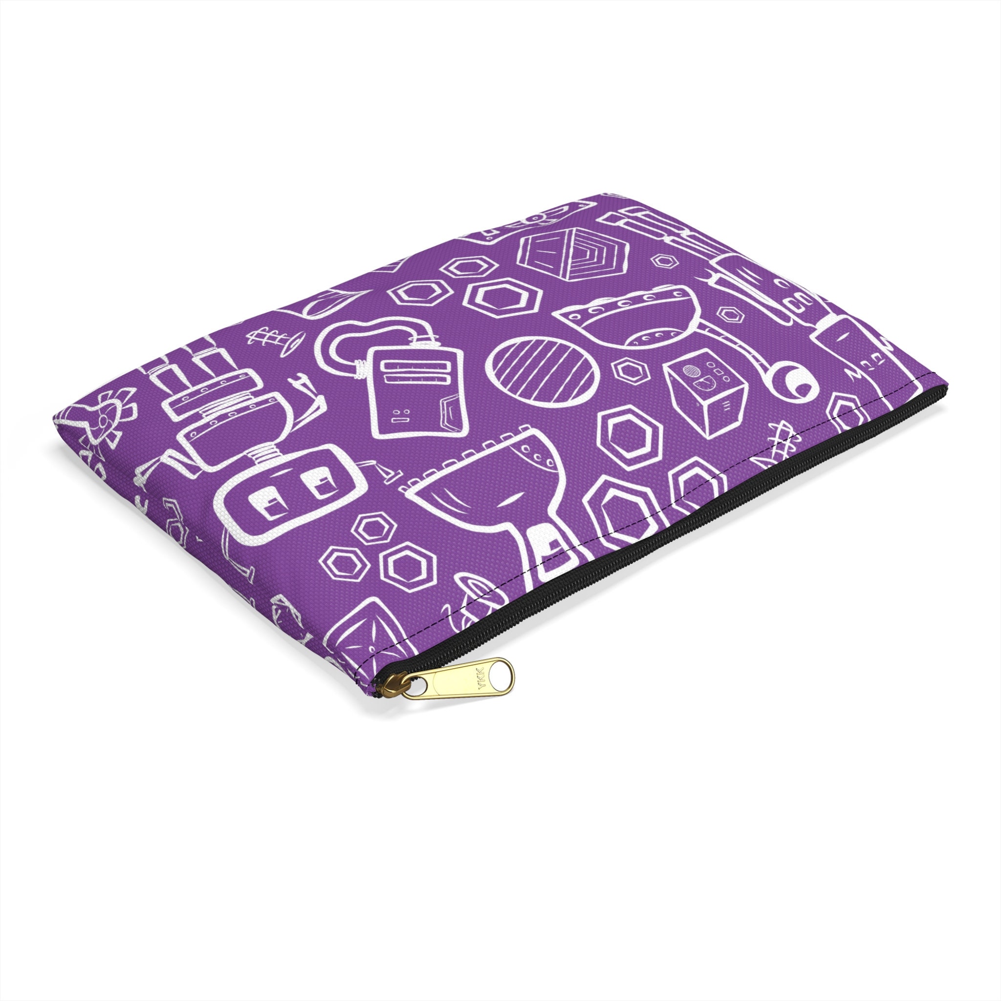 Purple Kids Robot Pencil Pouch - Etsy