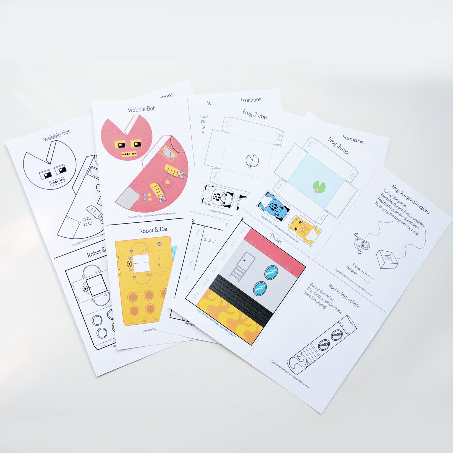 Kids Snail Mail Kit - Printable Crafts to Mail - Etsy