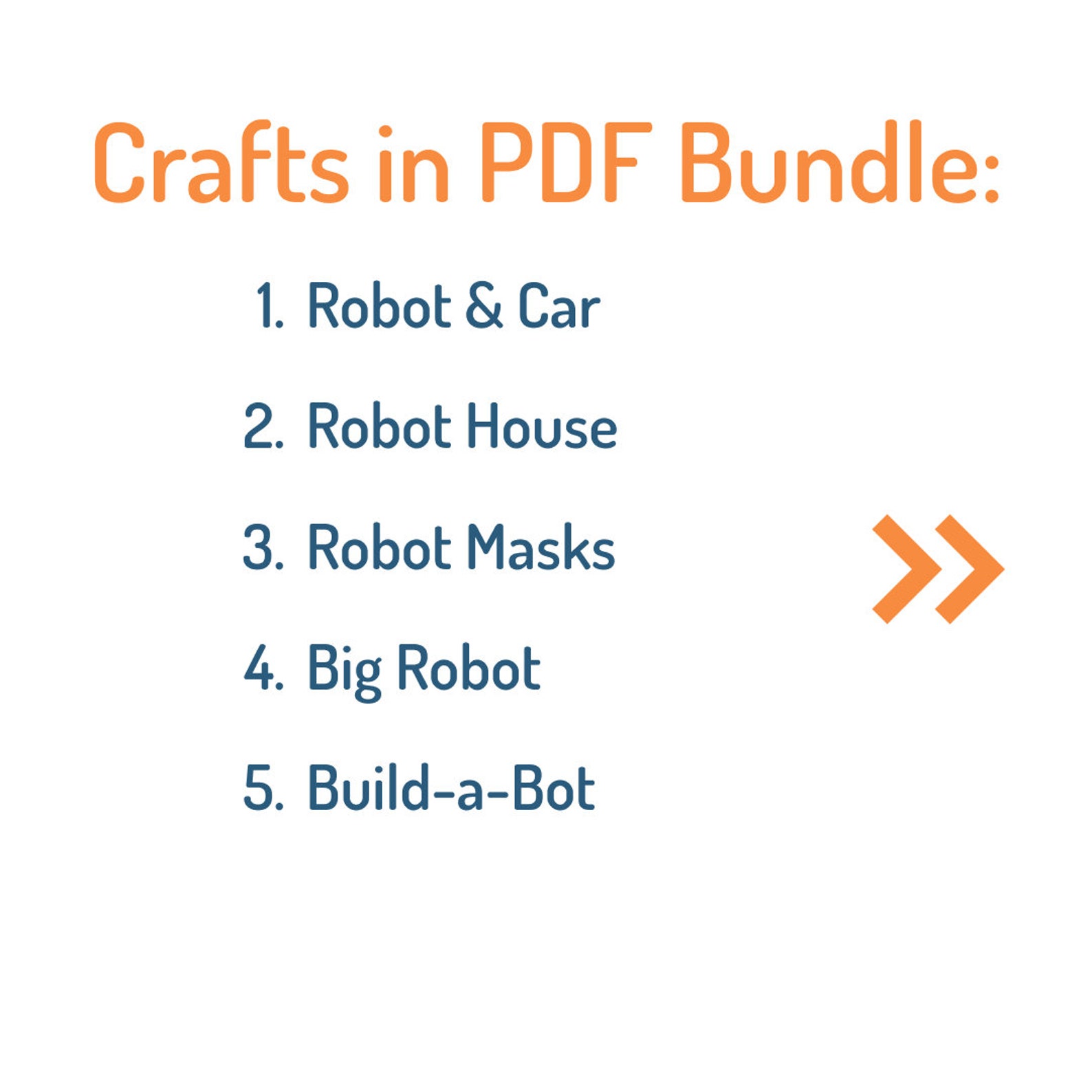 Printable Robot Craft Pack - Set of 5 Robot Papercrafts - Etsy