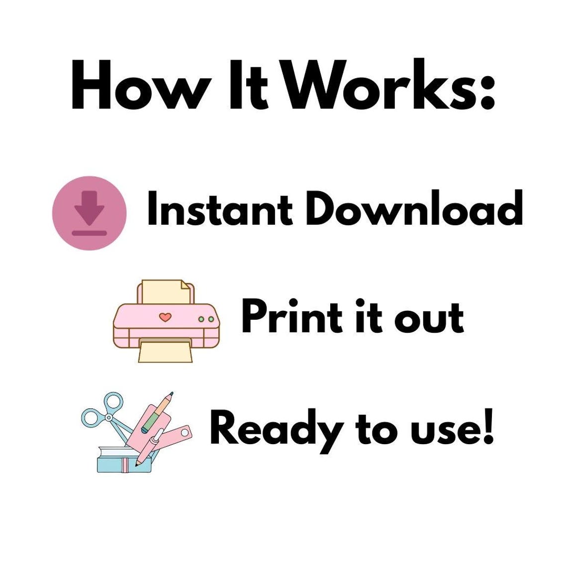 Printable Valentine Cards for Kids | Digital Download Vday for Class - Etsy