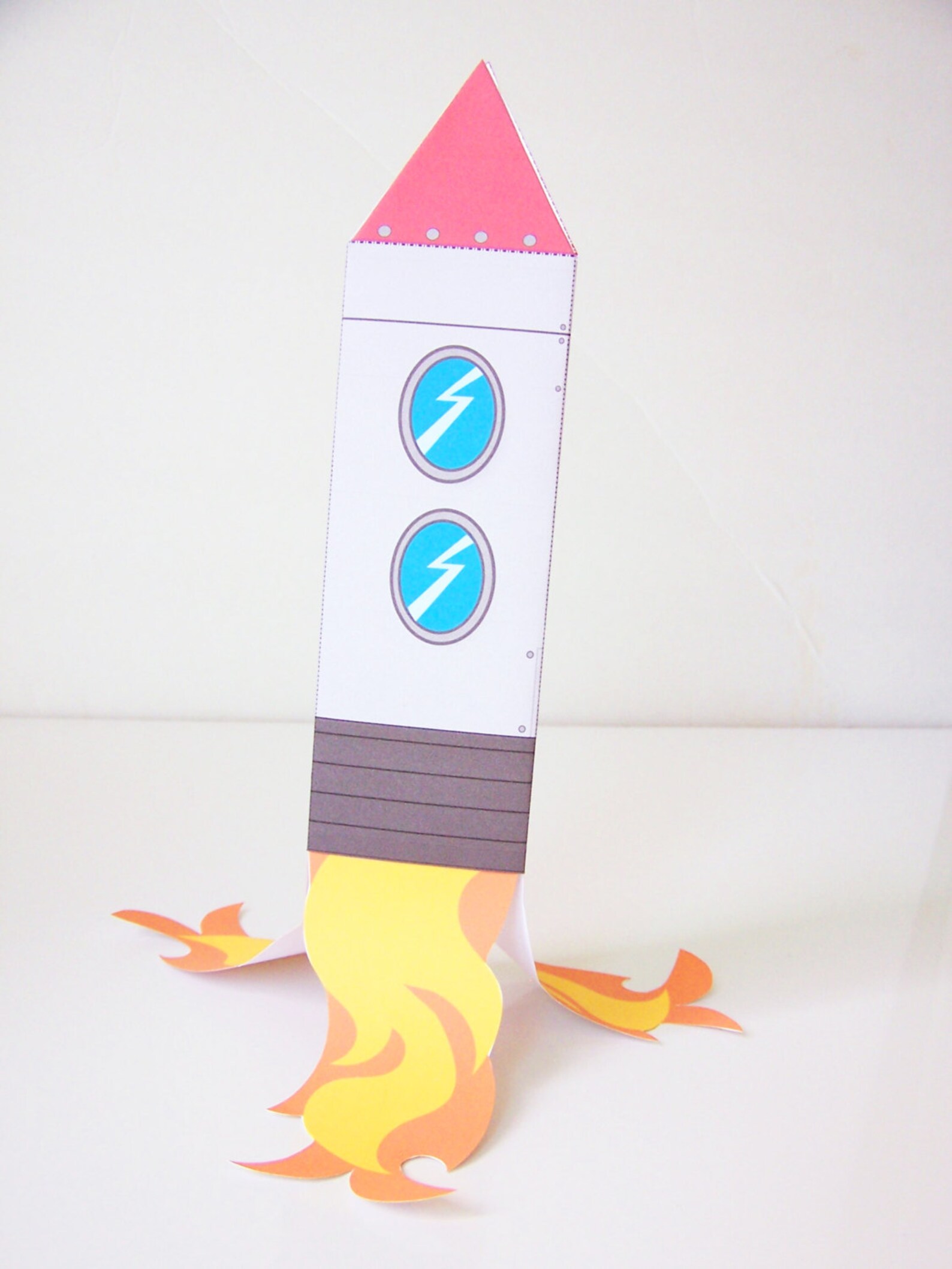 Printable Rocket Papercraft - Etsy