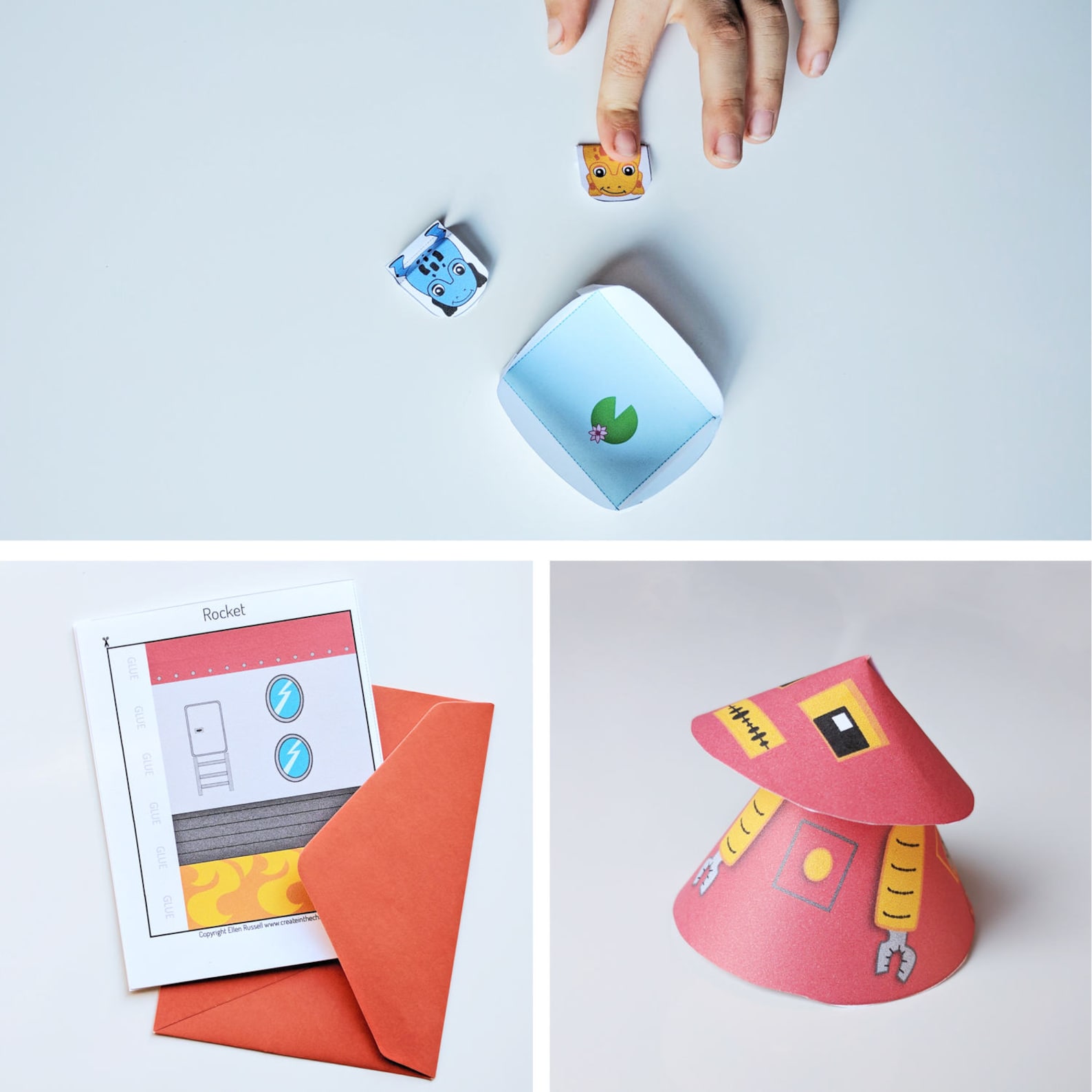 Kids Snail Mail Kit - Printable Crafts to Mail - Etsy