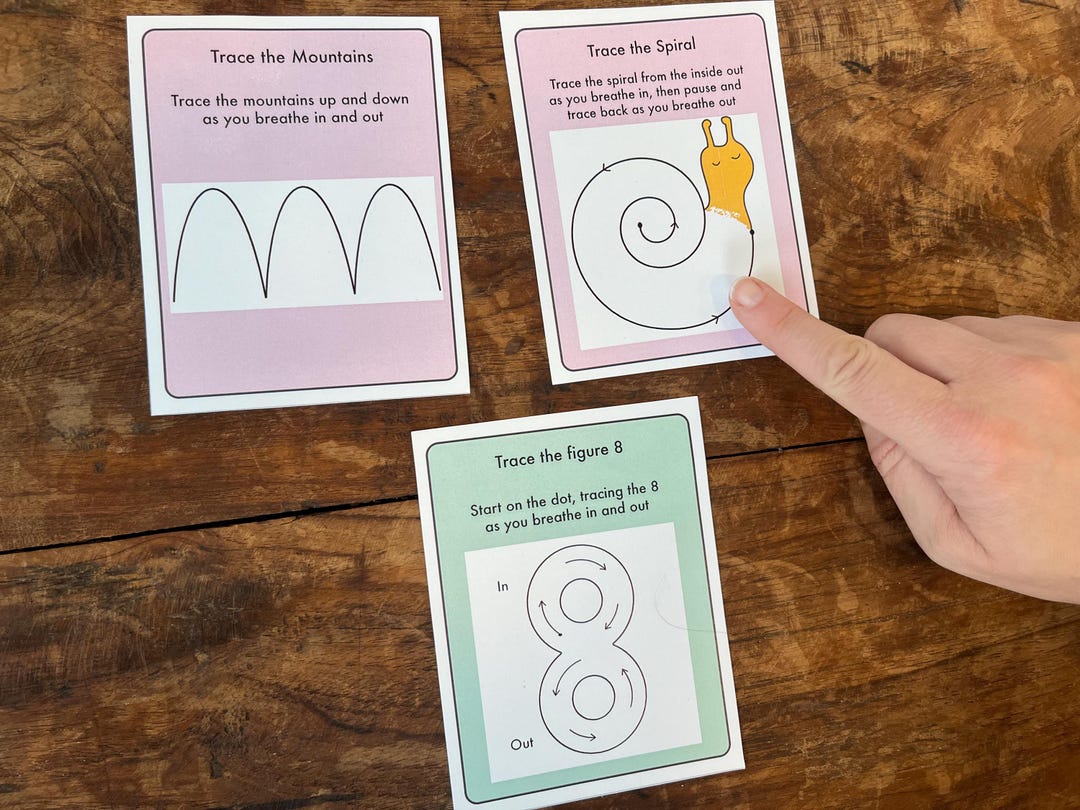 Mindfulness Breathe & Trace Cards – Social Emotional Learning Activity ...