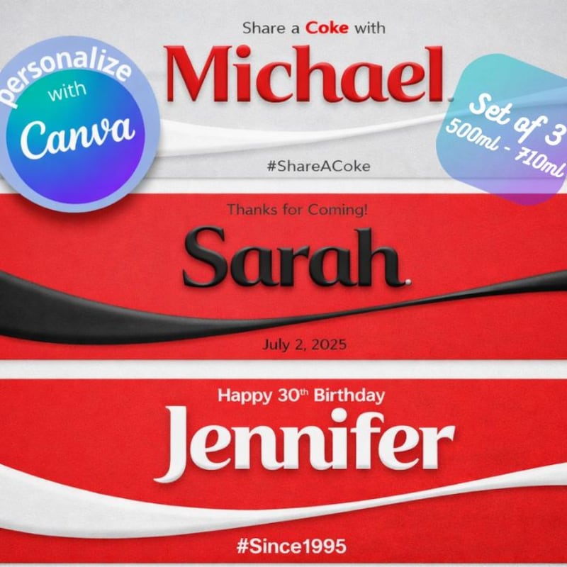Coke Printables - Etsy