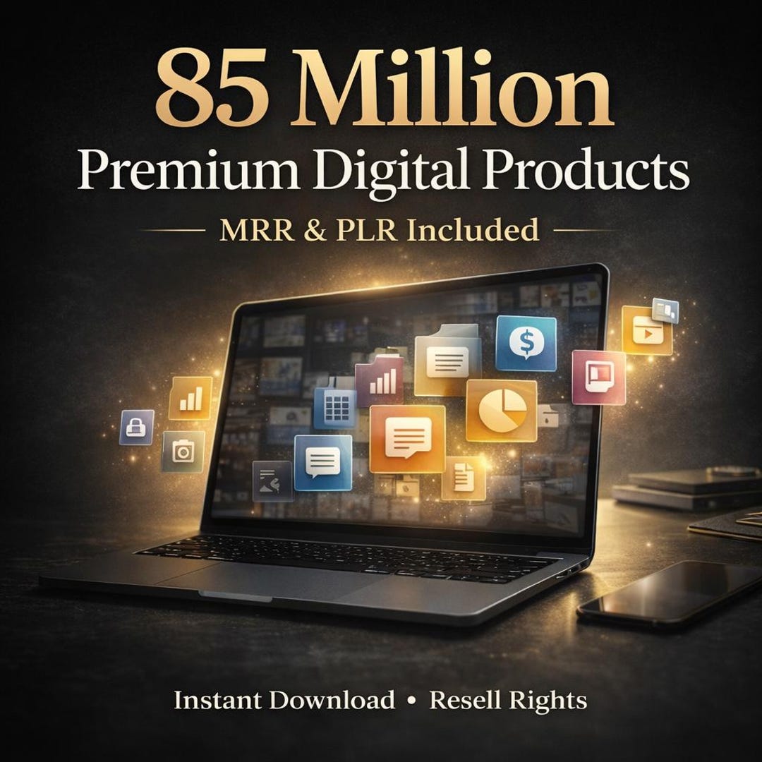 All-in-one Digital Product Bundle | PLR & Resell Rights | Canva ...