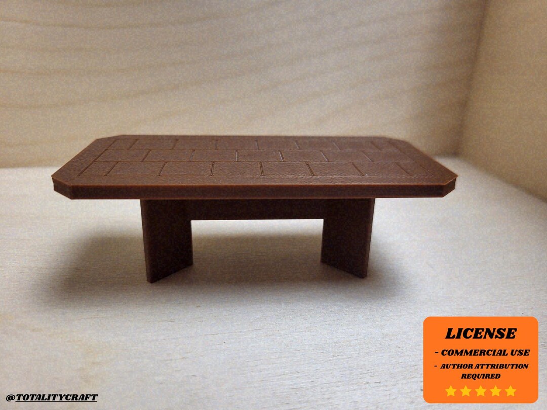 Modern COFFEE TABLE for DUMMY 13 Action Figure, Furniture Kit - 3D ...