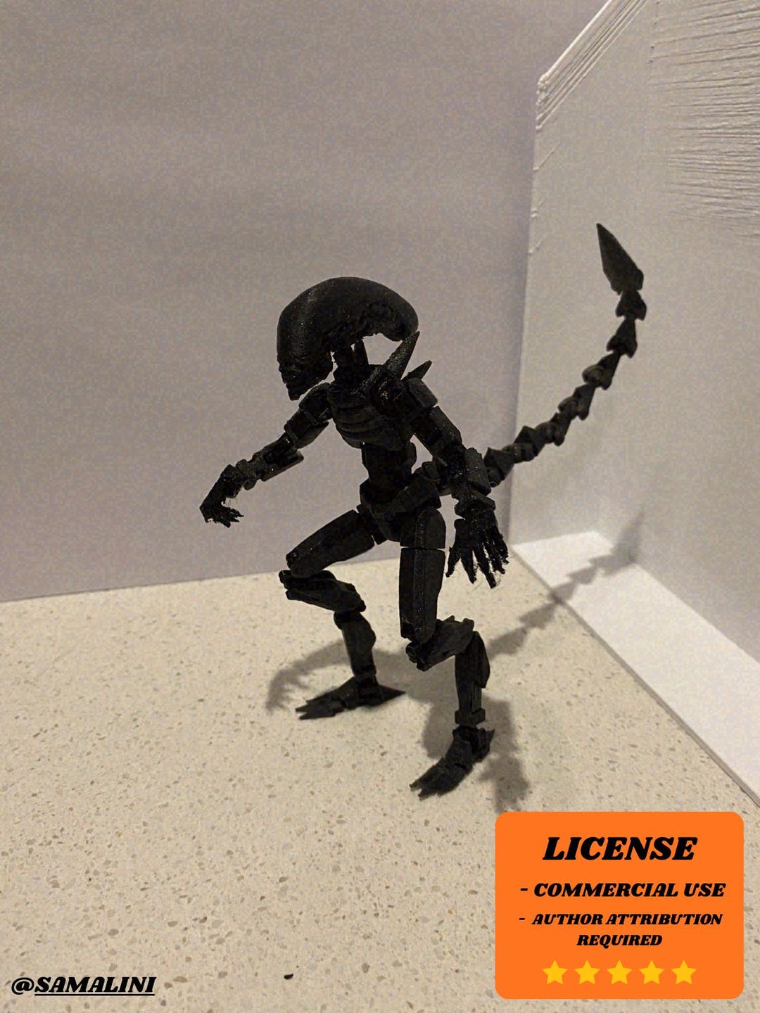 DUMMY13 XENOMORPH Alien Action Figure, Sci-fi Horror Model - 3D ...