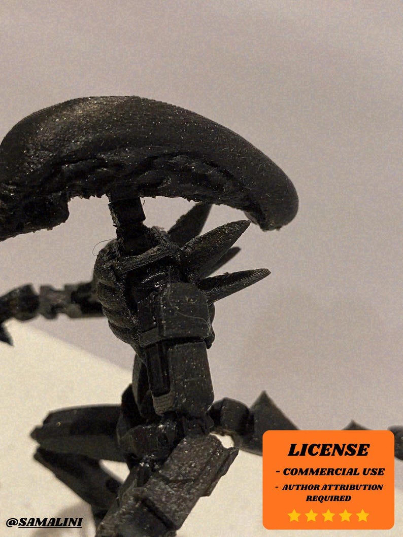 DUMMY13 XENOMORPH Alien Action Figure, Sci-fi Horror Model - 3D ...