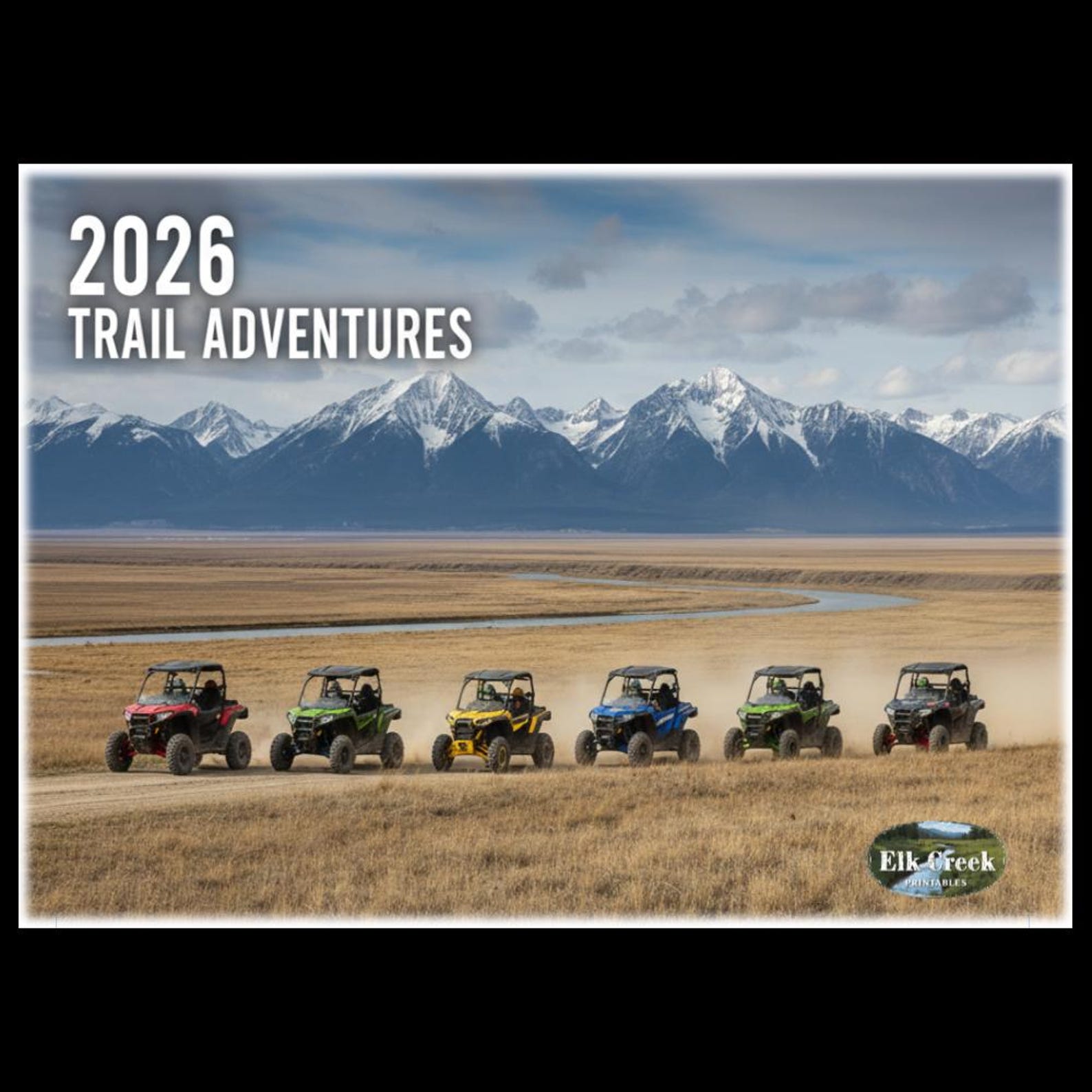 2026 Calendar + UTV Trail Ride Logbook Bundle - Instant PDF Download ...