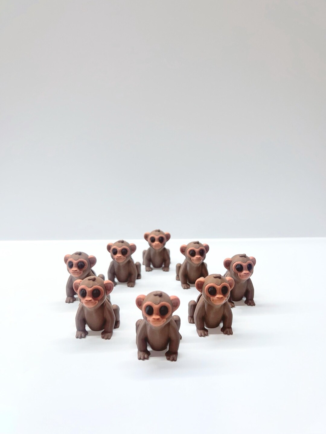 Articulating Monkey Fidget Toy – 3D Printed Monkey Figure | Flexible ...