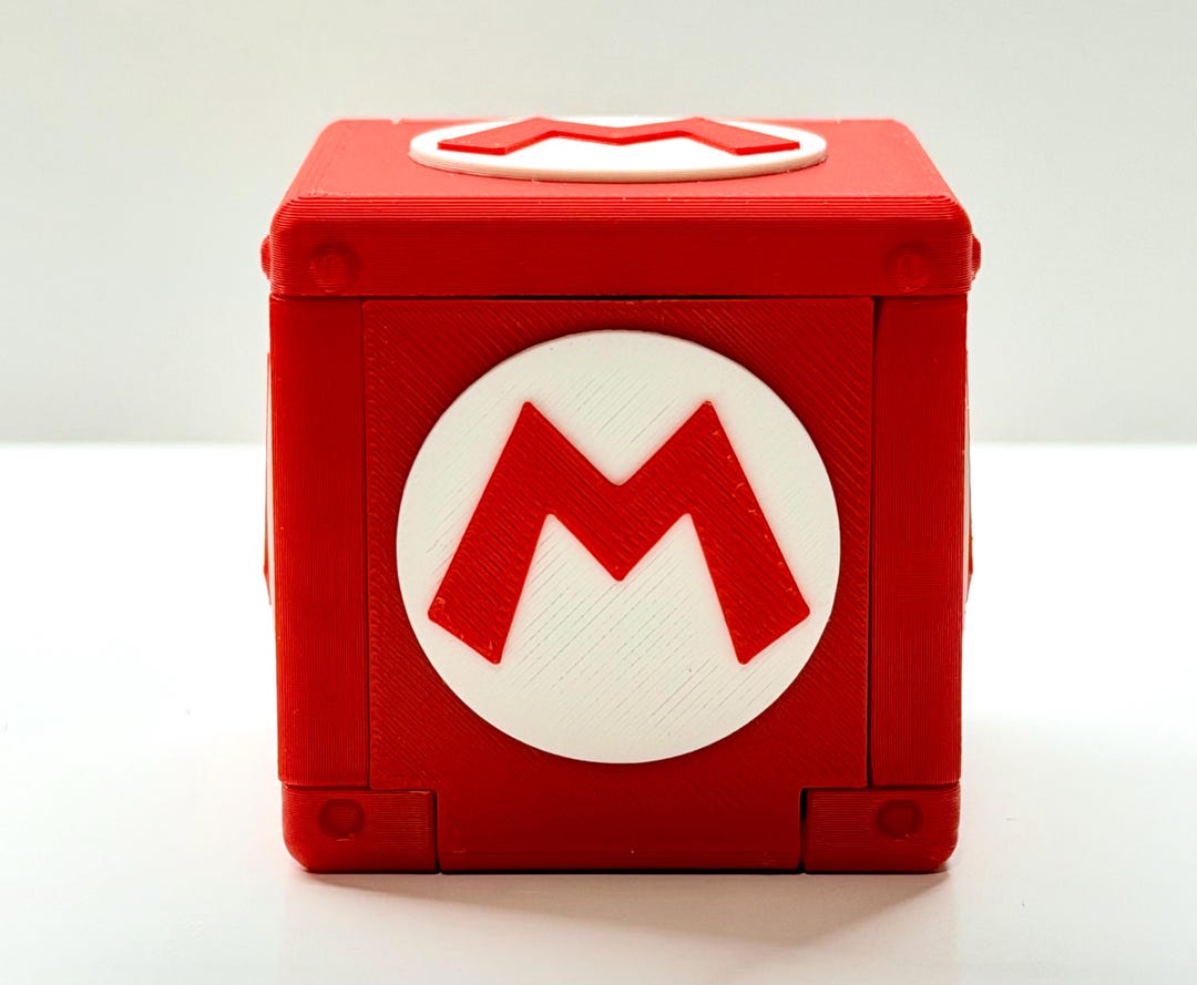 Mario-inspired Articulating Cube Nintendo Switch Game Holder | 3D ...