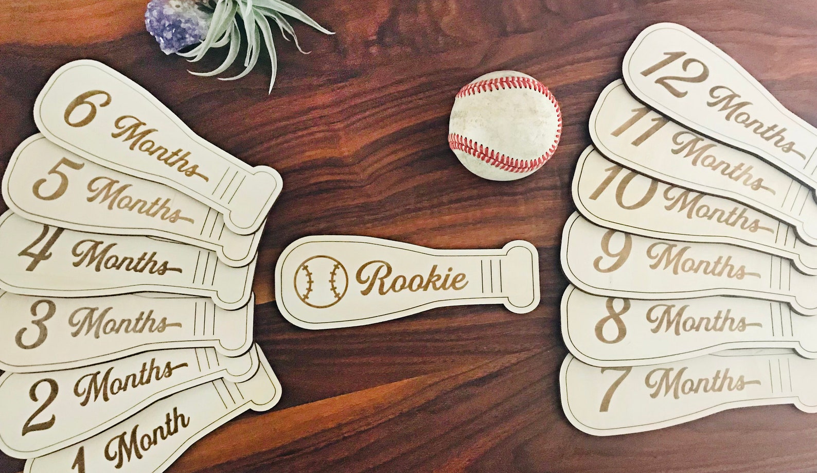 Baseball Baby Milestone Cards, Baby Shower Gift, Baseball Baby Shower ...