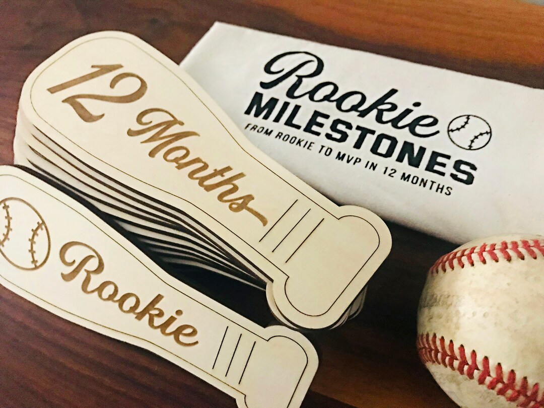 Baseball Baby Milestone Cards, Baby Shower Gift, Baseball Baby Shower ...