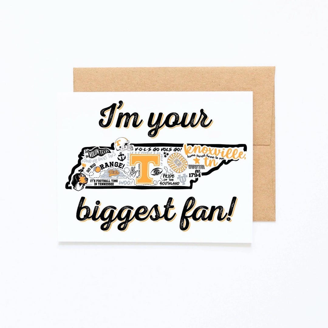 State of Tennessee Collage Greeting Card • Saturday Aesthetic, Game Day ...