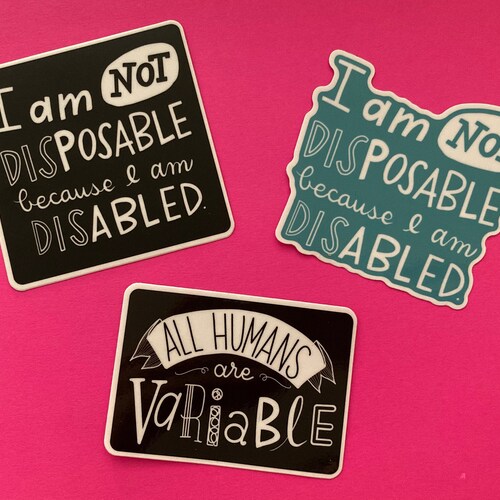 My Disability/illness is Invisible NOT Imaginary Sticker - Etsy