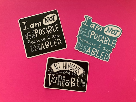 Disability Sticker - Etsy