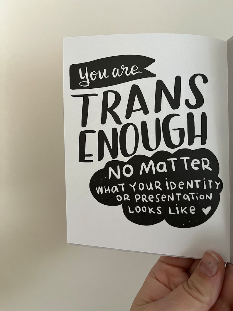 Little Book of Trans Affirmations Zine (print) - Etsy