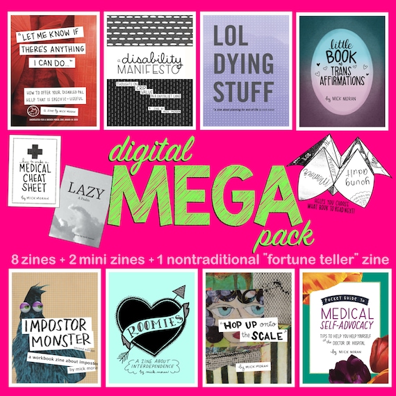 Digital Zine Mega Pack 8 Zines 2 Mini Zines 1 | Etsy