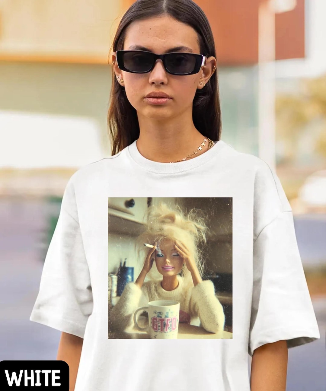 Unhinged Doll Face Meme Shirt, Funny Reaction Graphic Tee, Internet ...