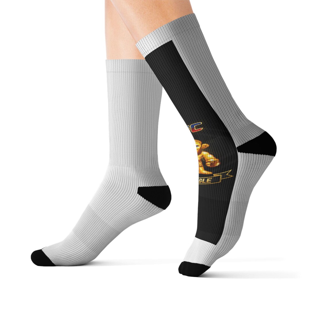 Khabib Nurmagomedov MMA UFC Socks | Sublimation Fight Fan Crew Socks - Etsy