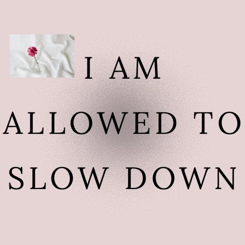 Quiet Rest Affirmation Cards for Women | Calming Affirmations for ...