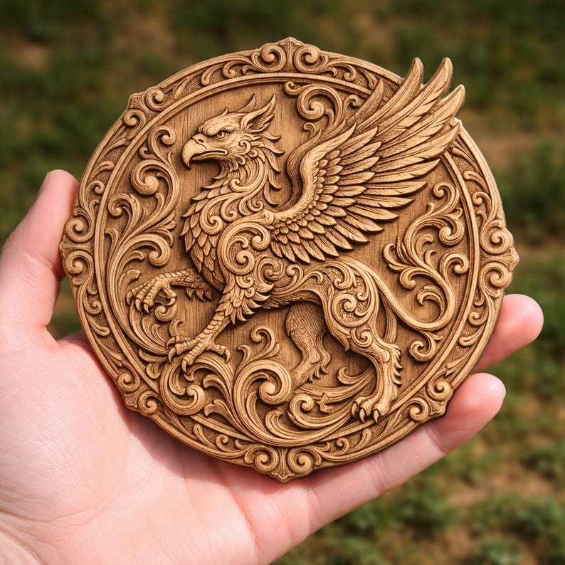 Mythologic Creature – 3D Illusion Laser Engraving Design | Fantasy ...