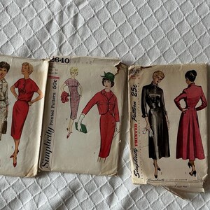 1940’s-1960’s Vintage Simplicity Sewing Patterns 2 - Etsy