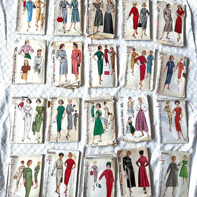 Vintage Patterns Sewing - Etsy