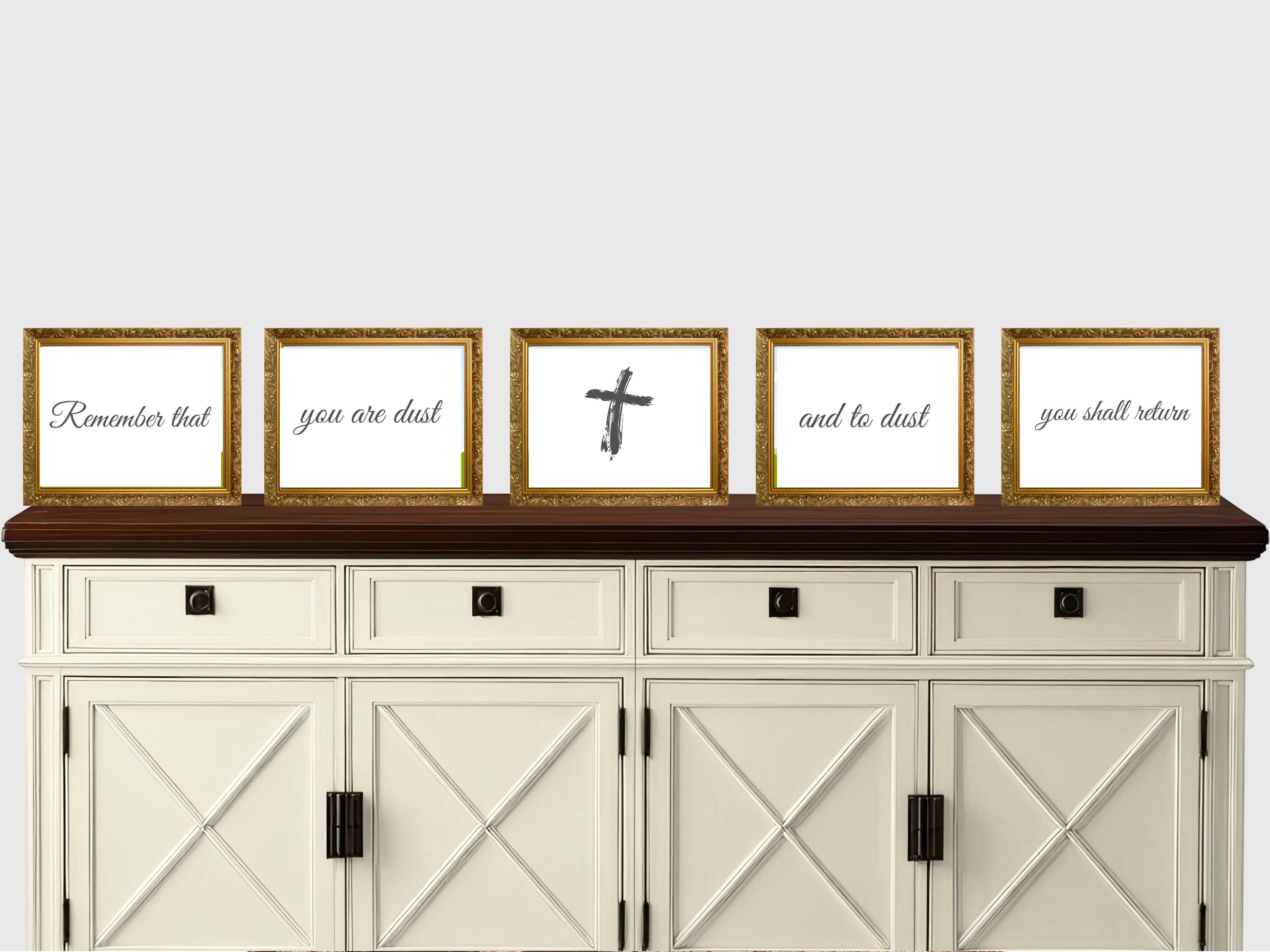 Ash Wednesday Printable Banner | Lent Garland | Easter Decor ...