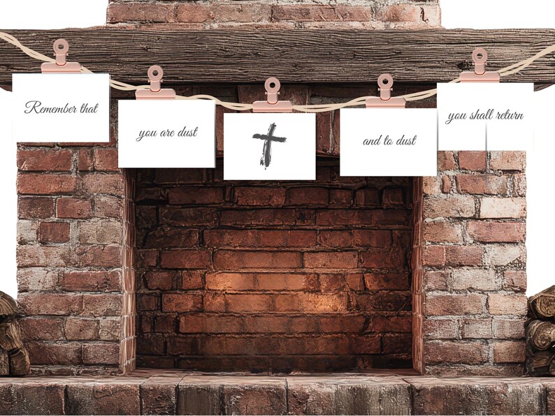 Ash Wednesday Printable Banner | Lent Garland | Easter Decor ...