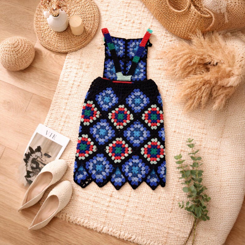 Crochet Granny Square Jumper Pattern PDF | Square Root Sweater ...