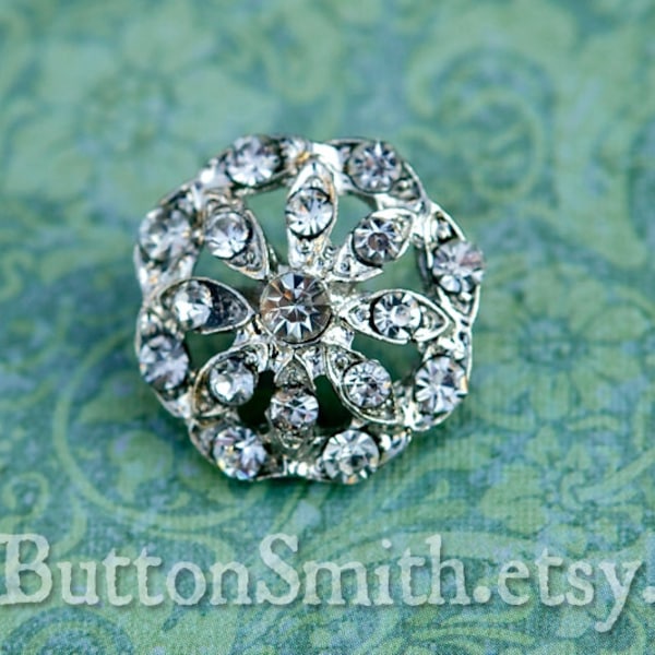 Crystal Buttons - Etsy