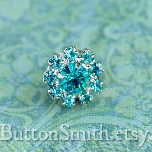 Rhinestone Buttons - Etsy