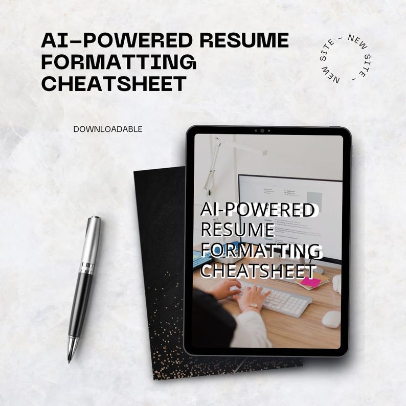 Ai-powered Resume Formatting Cheatsheet Digital Download Career Tool ...