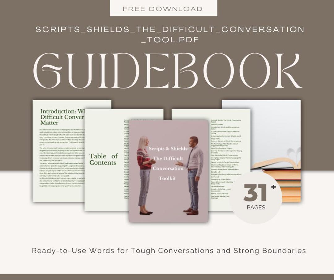 Scripts & Shields: the Difficult Conversation Toolkit, Practical Guides ...