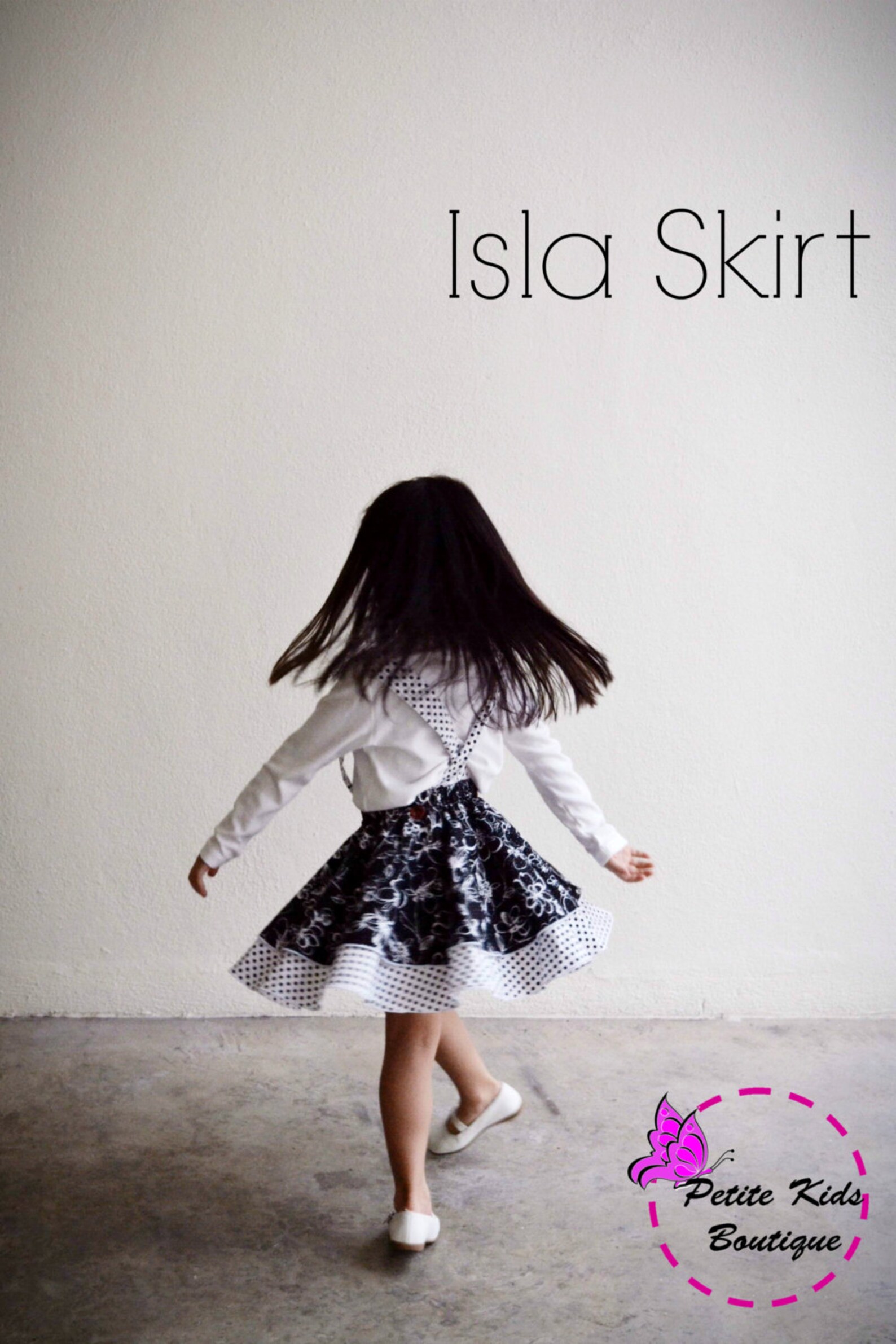Isla Skirt for Girls 6M-12Y PDF Pattern & Instructions | Etsy