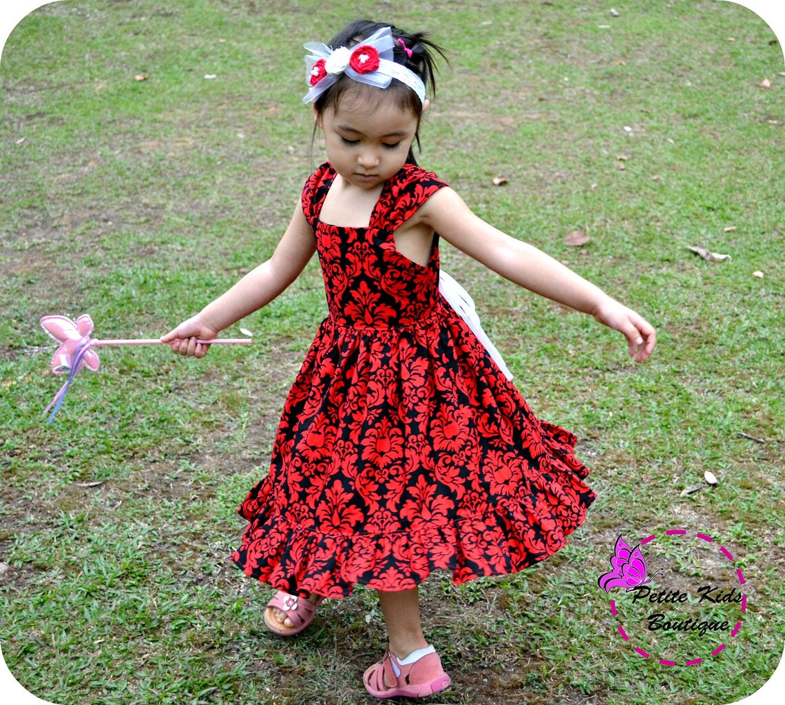 Megan Dress for Girls 12M 8Y PDF Pattern & Instructions - Etsy